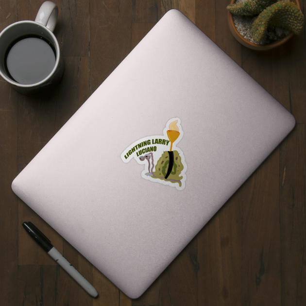 Lightning Larry Luciano Spongebob Sticker Teepublic